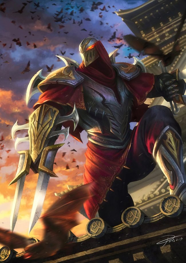 Zed League Of Legends Fan-Art | Art-of-LoL