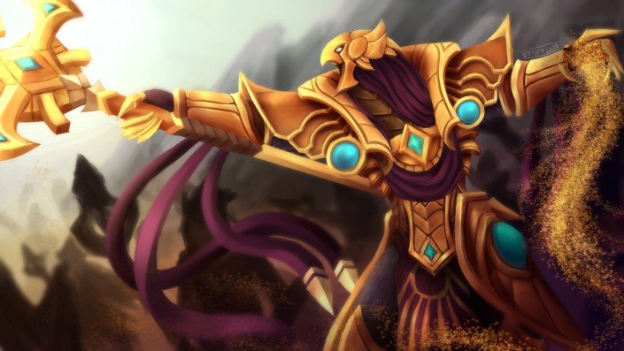 Azir the Emperor of the Sands League Of Legends Wallpapers | Art-of-LoL